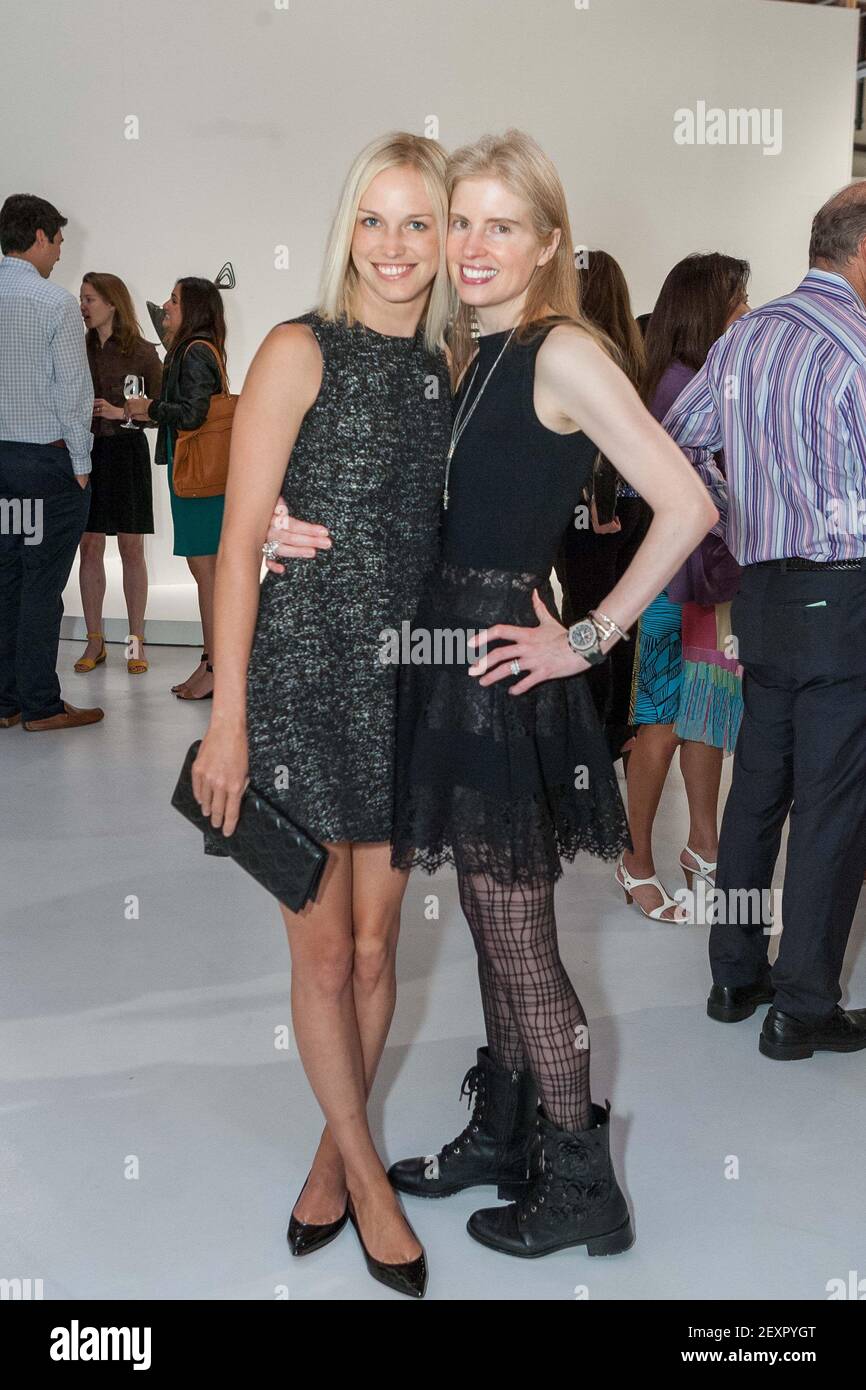 Lucy Page, Laura Arrillaga-Andreessen attend the Pace Gallery sponsored ...