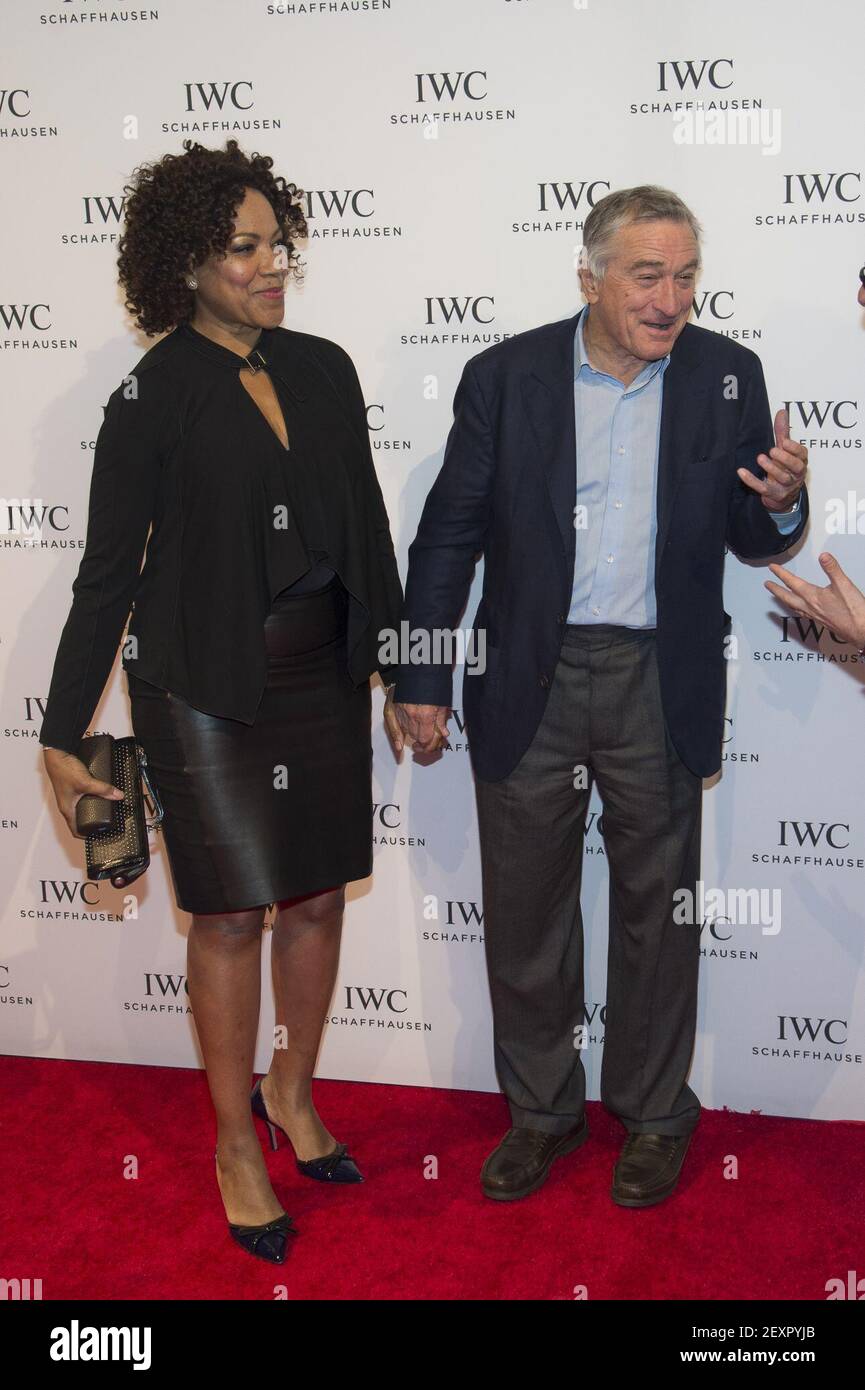 (L-R) Grace Hightower, Robert De Niro attend IWC Schaffhausen ...