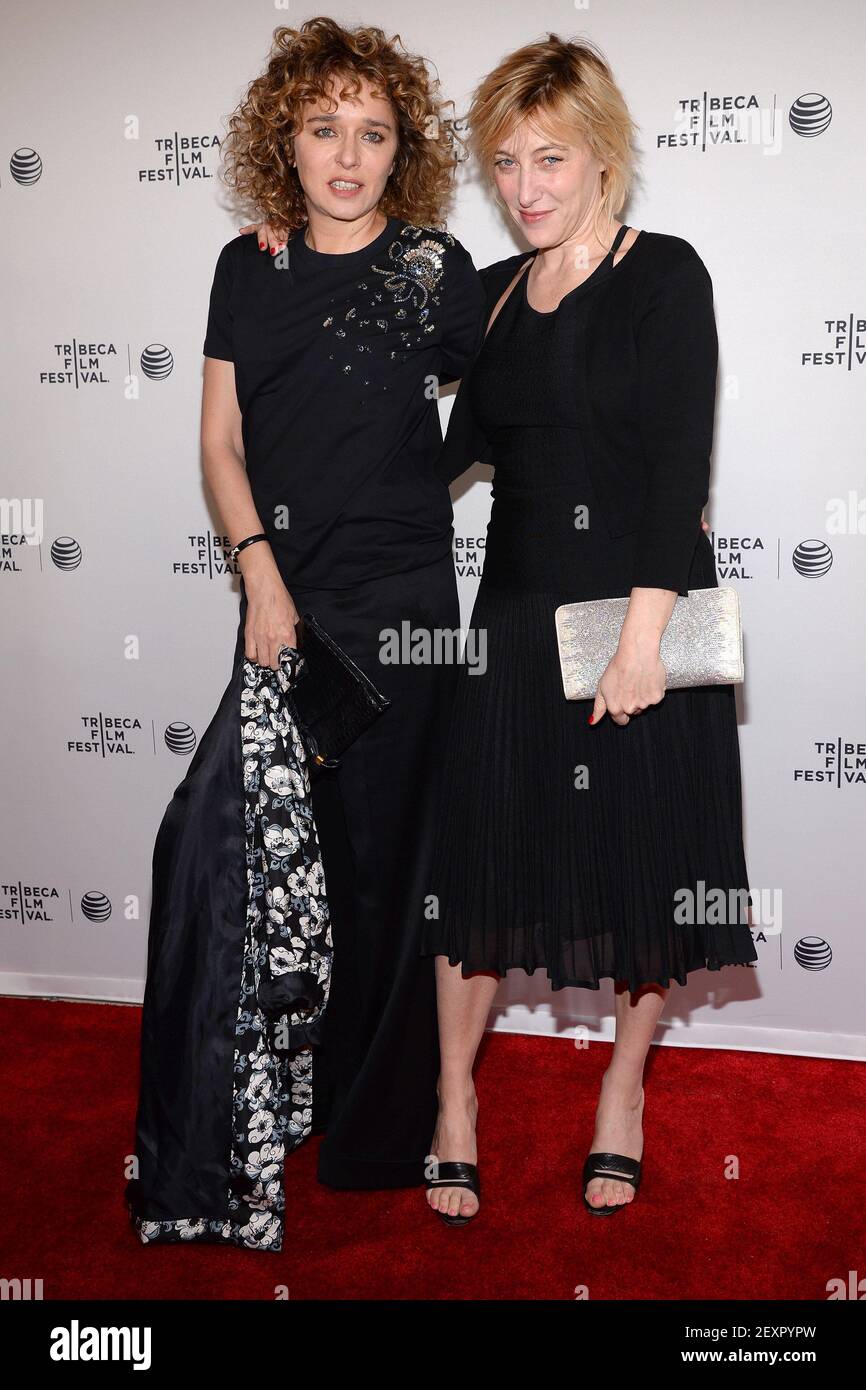 (L-R) Actresses Valeria Golino and Valeria Bruni Tedeschi attend the ...