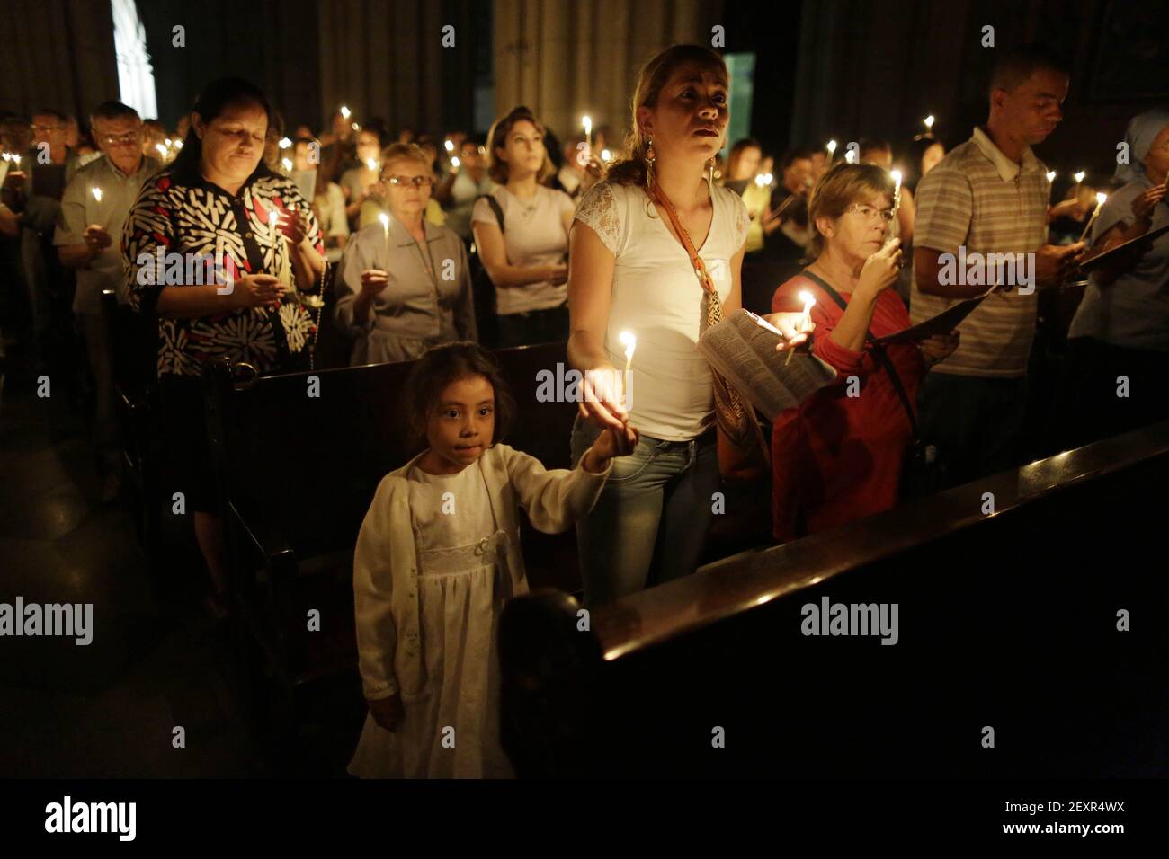 Easter celebration in Sao Paulo, on April 19, 2014. Photo by Nelson ...