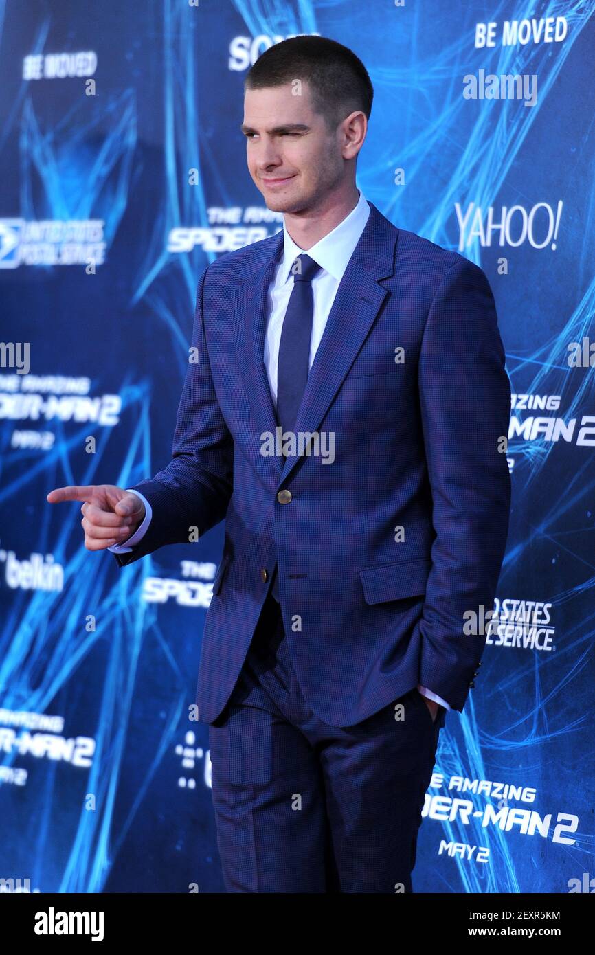 Actor Andrew Garfield attends 'The Amazing Spider-Man 2' premiere at ...