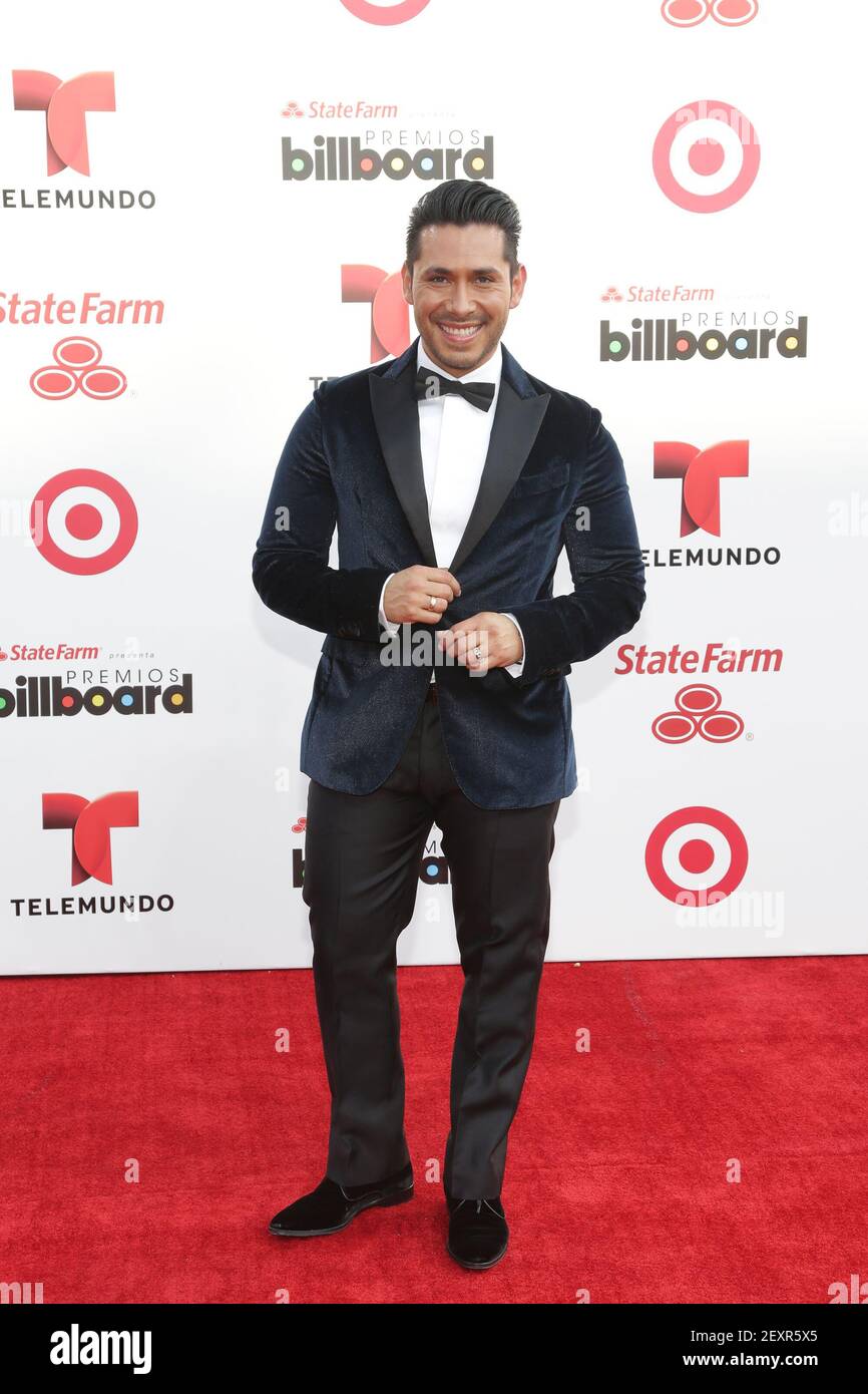 Christian Ramirez is seen at the Red Carpet Arrivals of Billboard Latin ...