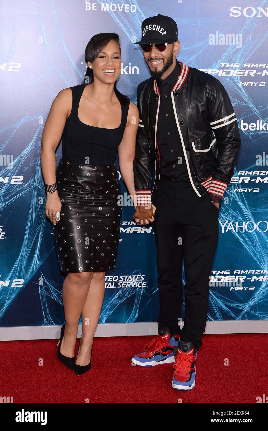 (L-R) singer Alicia Keys and Swizz Beats (Kasseem Dean) attend 'The ...