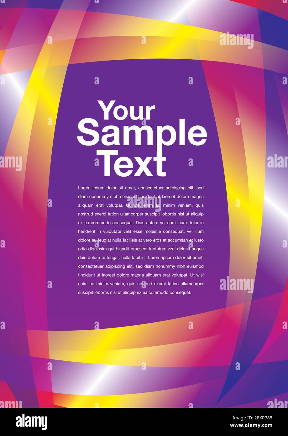 Vector abstract trendy layout design with spaces for copy Stock Vector ...