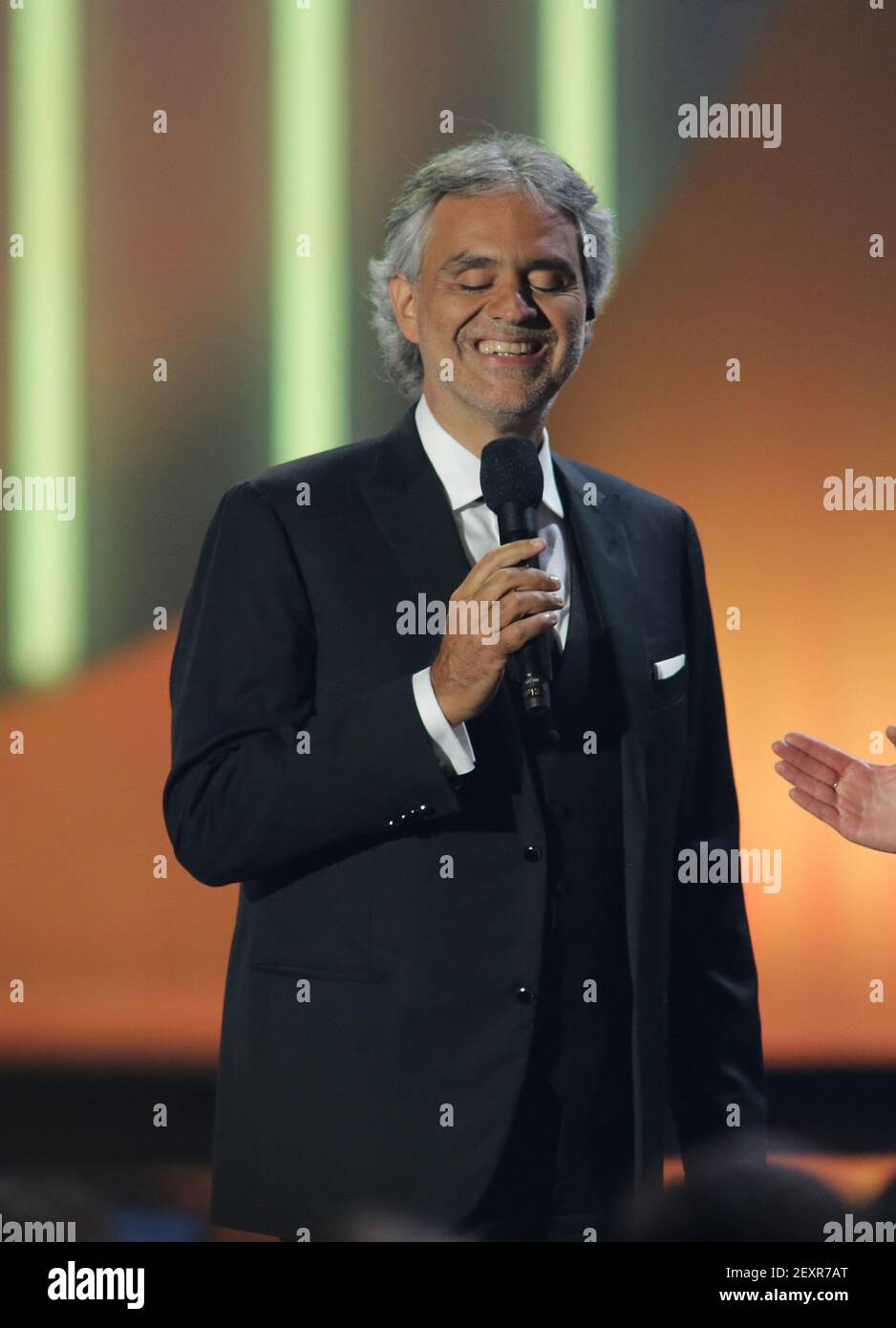 Andrea Bocelli at Billboard Latin Music Awards Show at Bank United ...