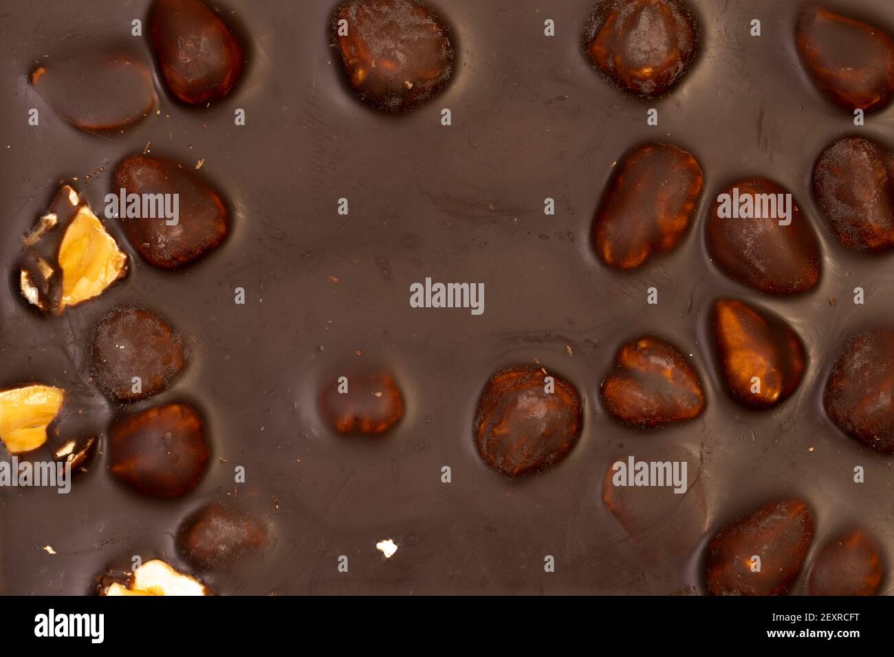 Macro photo of a sweet, delicious bar of chocolate photo taken from ...