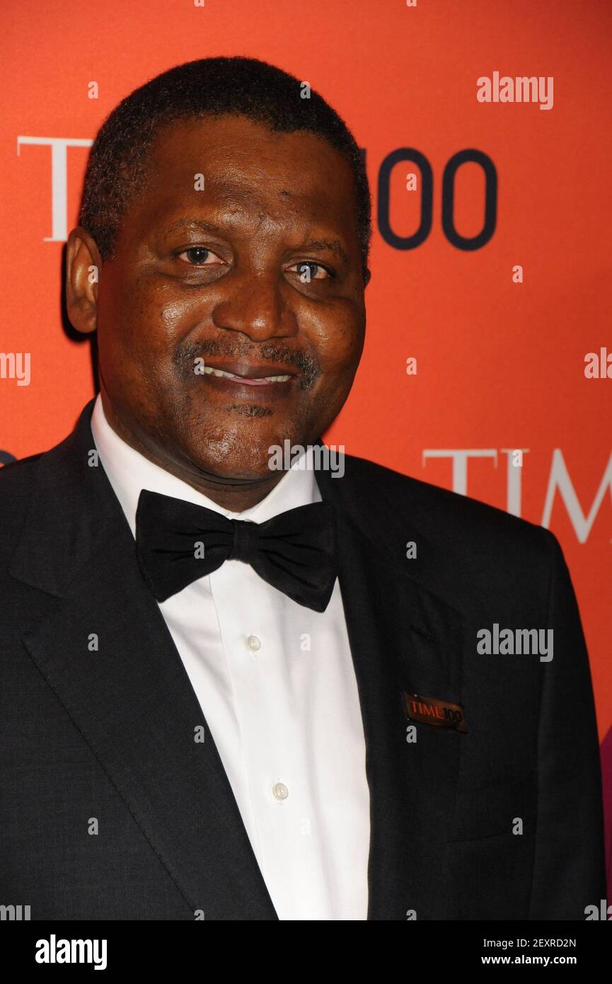Aliko Dangote during the 2014 Time 100 Gala, held at the Frederick P ...