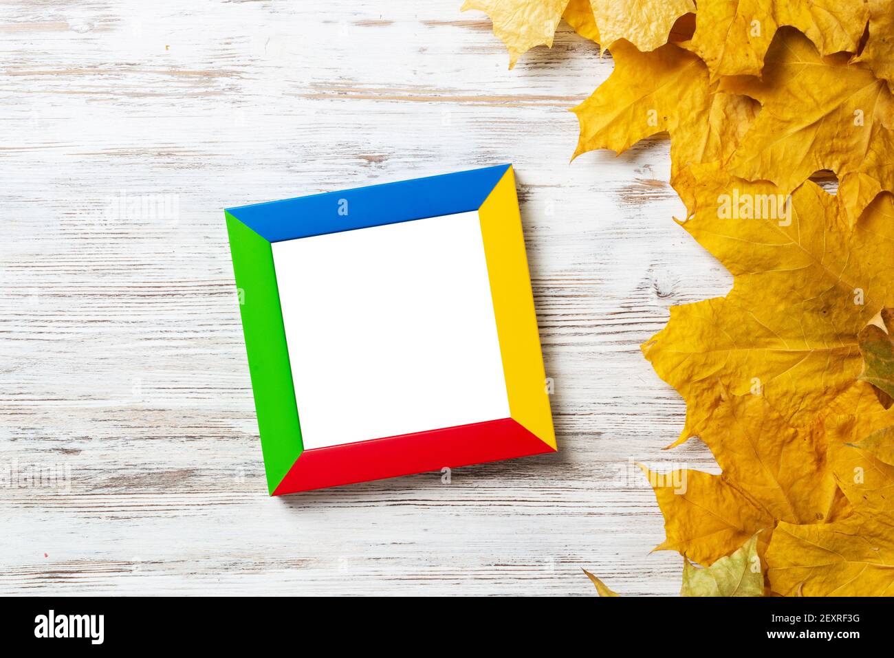 Rectangular frame bright autumn hi-res stock photography and images - Alamy