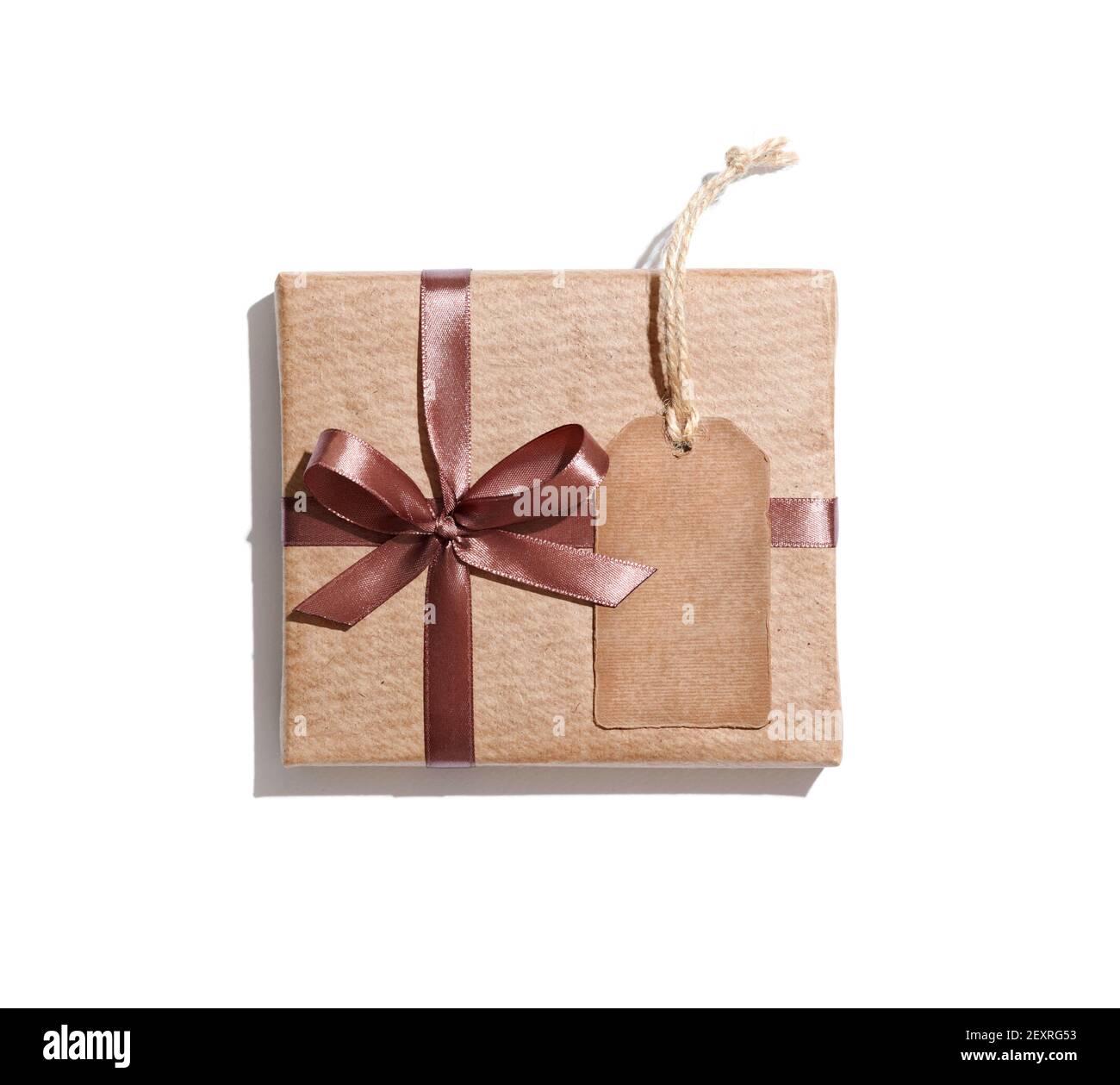 Craft gift box hi-res stock photography and images - Alamy