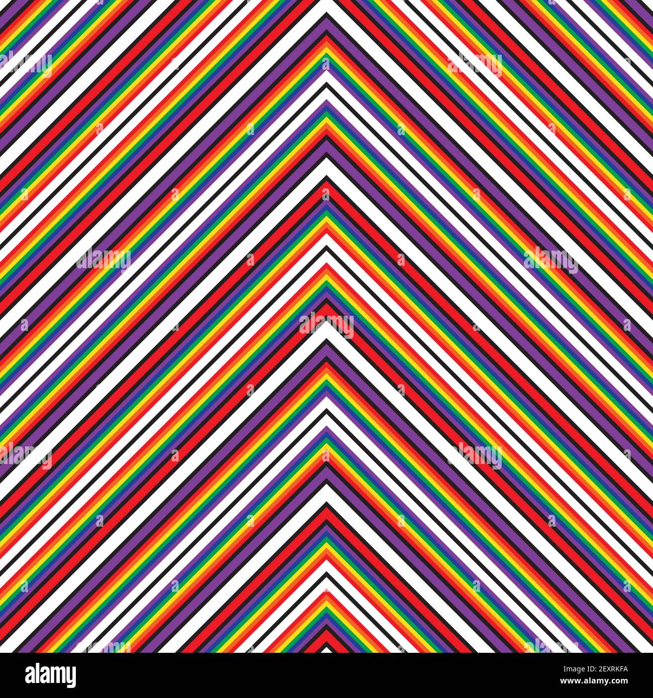 Rainbow striped seamless pattern background suitable for fashion ...