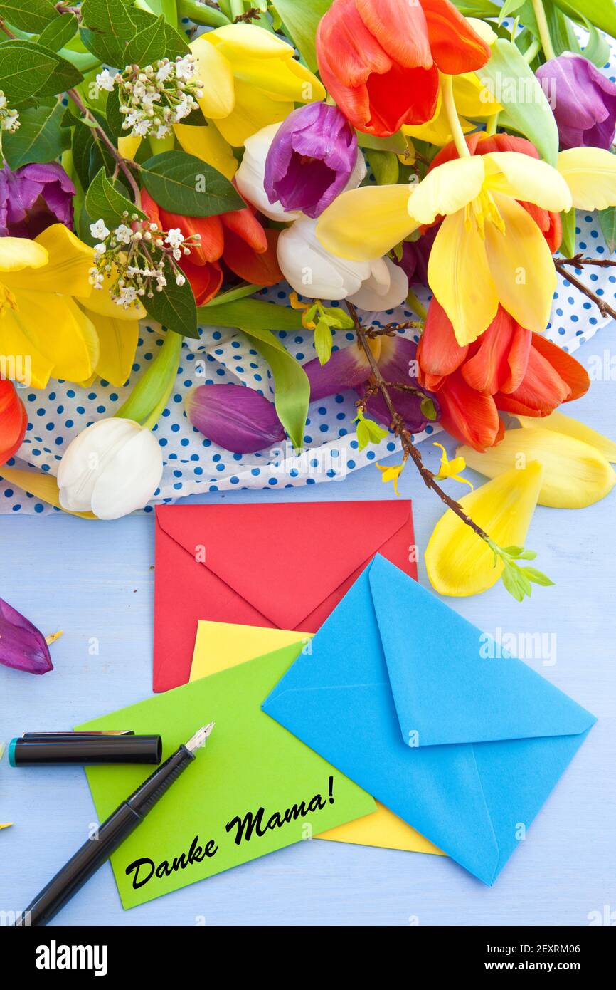 Fresh spring flowers Stock Photo - Alamy