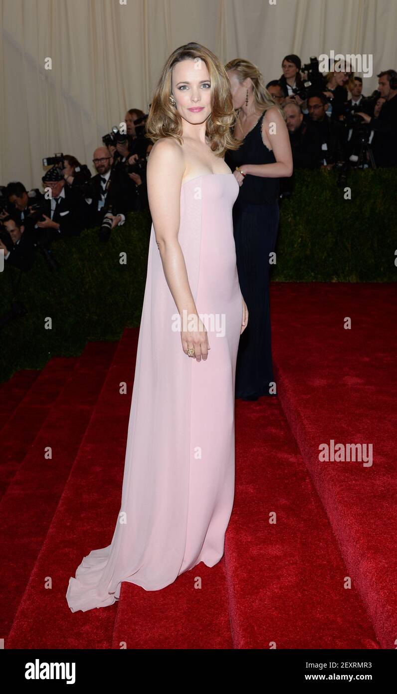Actress Rachel McAdams attends the 2014 Costume Institute Benefit at ...