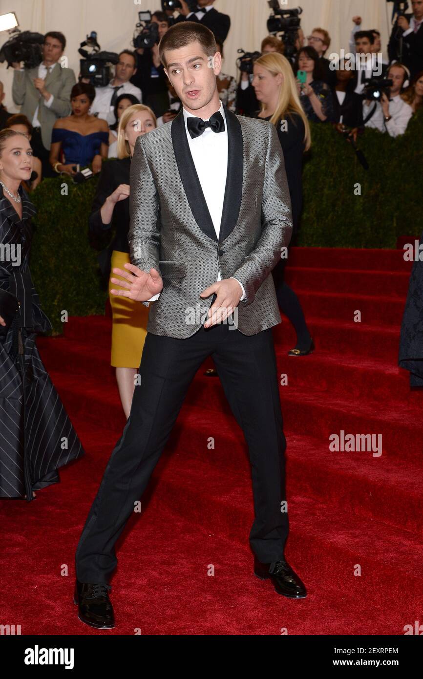 Actor Andrew Garfield attends the 2014 Costume Institute Benefit at the ...