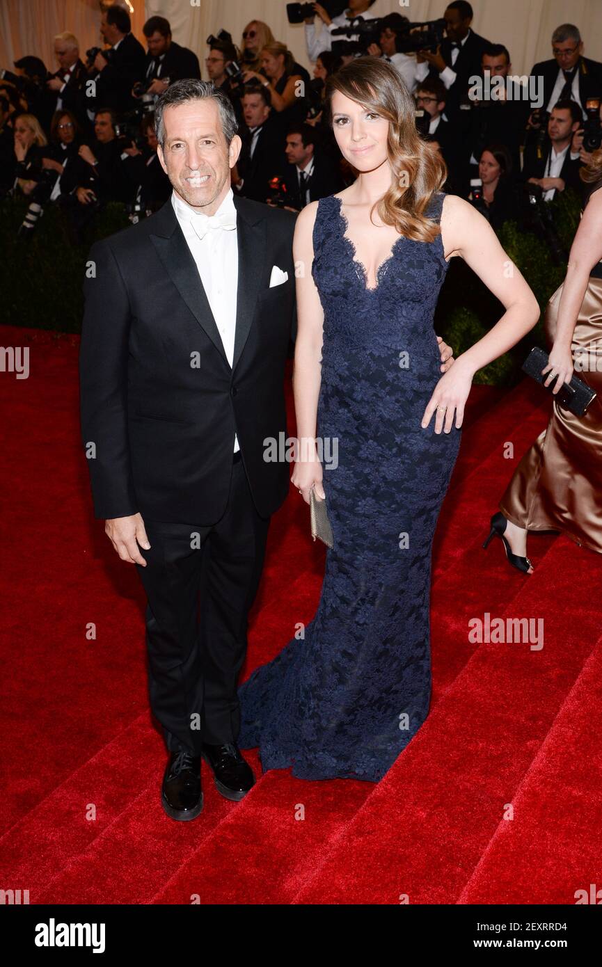 Kenneth Cole and his daughter and Emily Cole attend the 2014 Costume ...