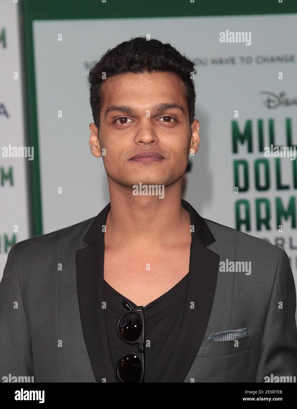 Madhur Mittal attends The World Premiere of "Million Dollar Arm" held ...
