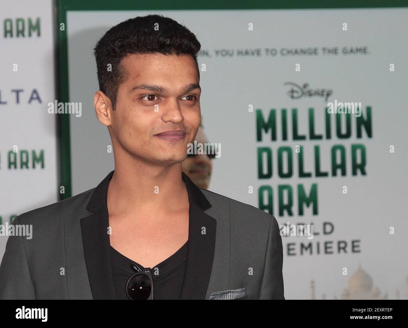 Madhur Mittal attends The World Premiere of "Million Dollar Arm" held ...