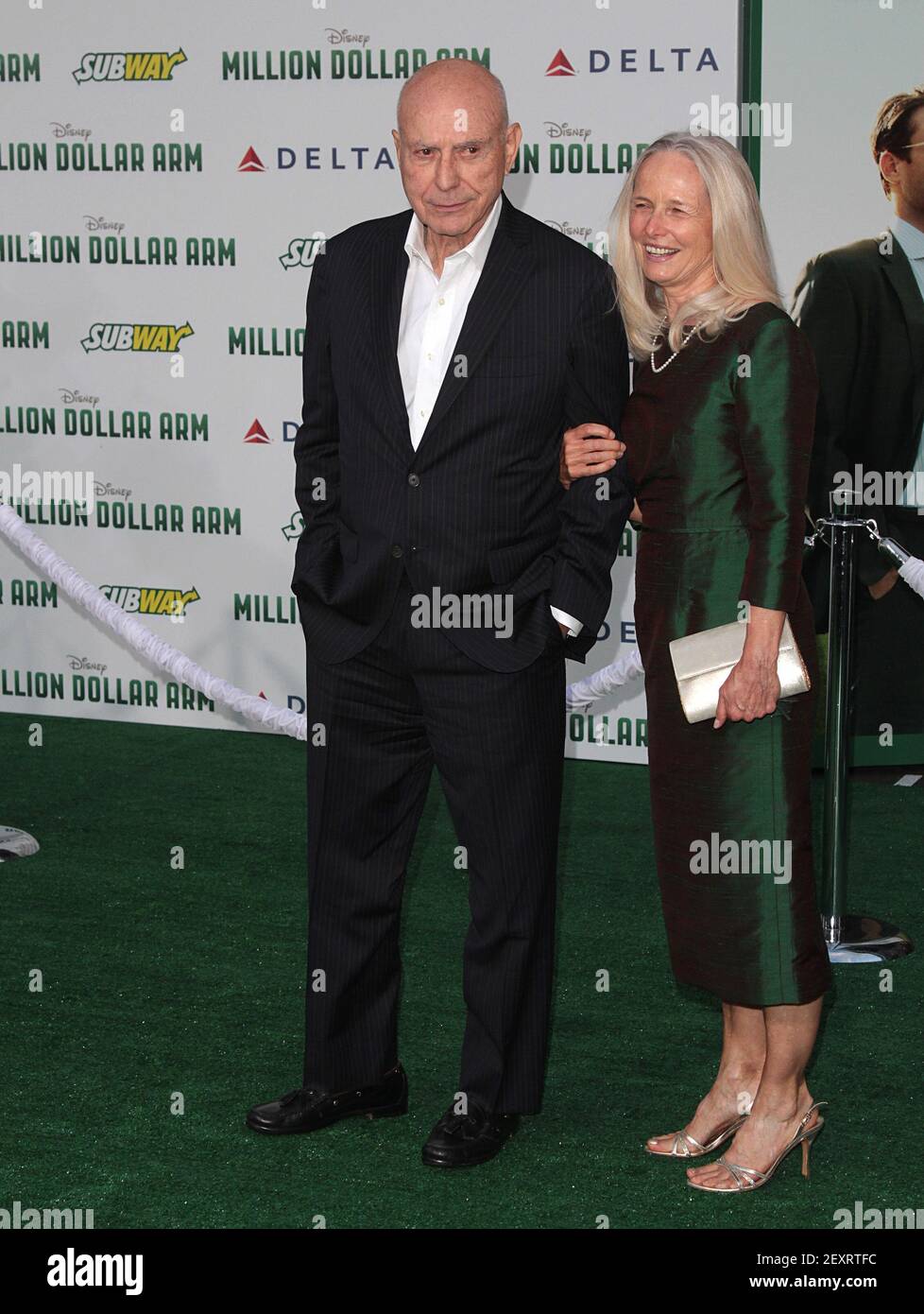Alan Arkin attends The World Premiere of "Million Dollar Arm" held at ...