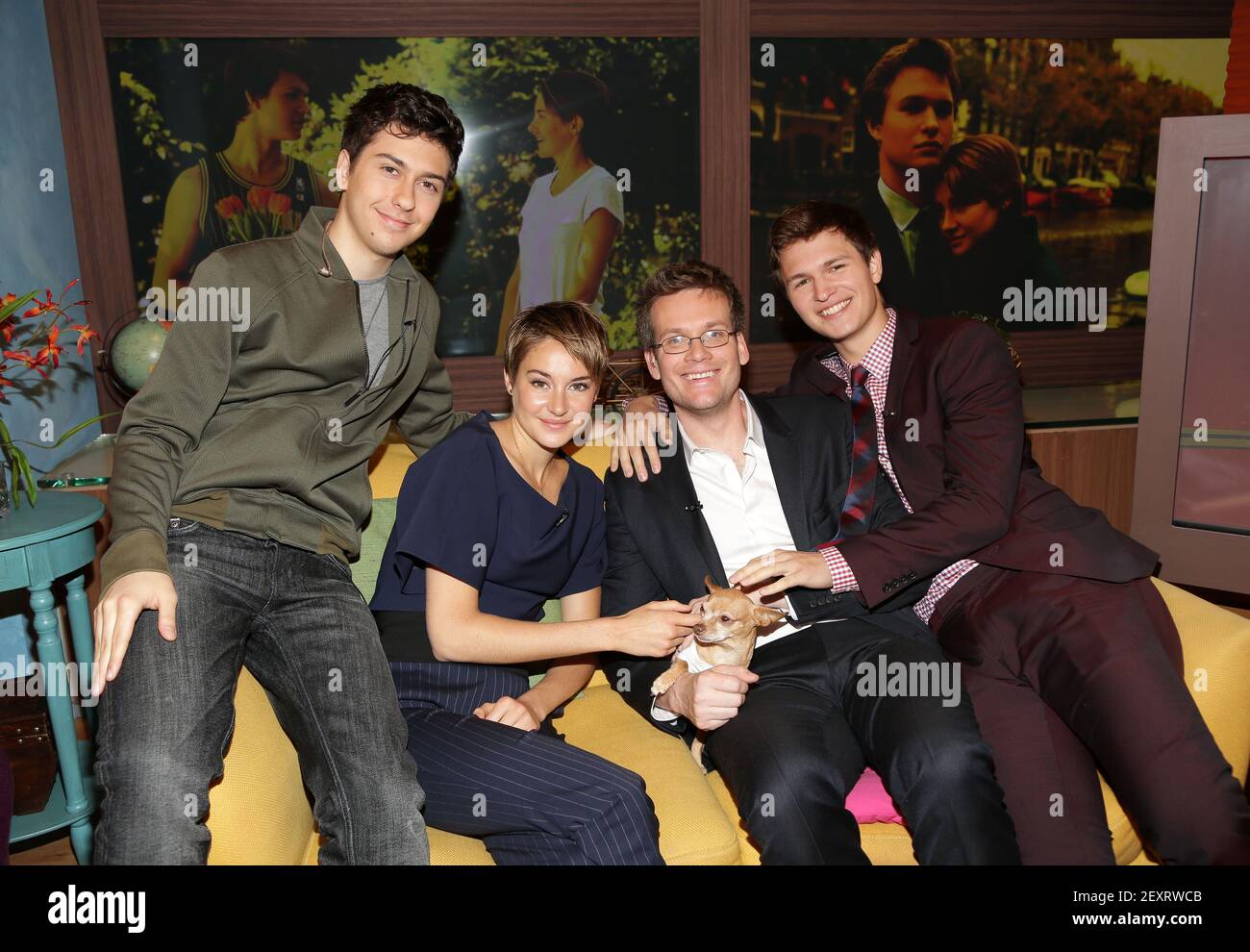 Nat Wolff, Shailene Woodley, John Green and Ansel Elgort visit ...