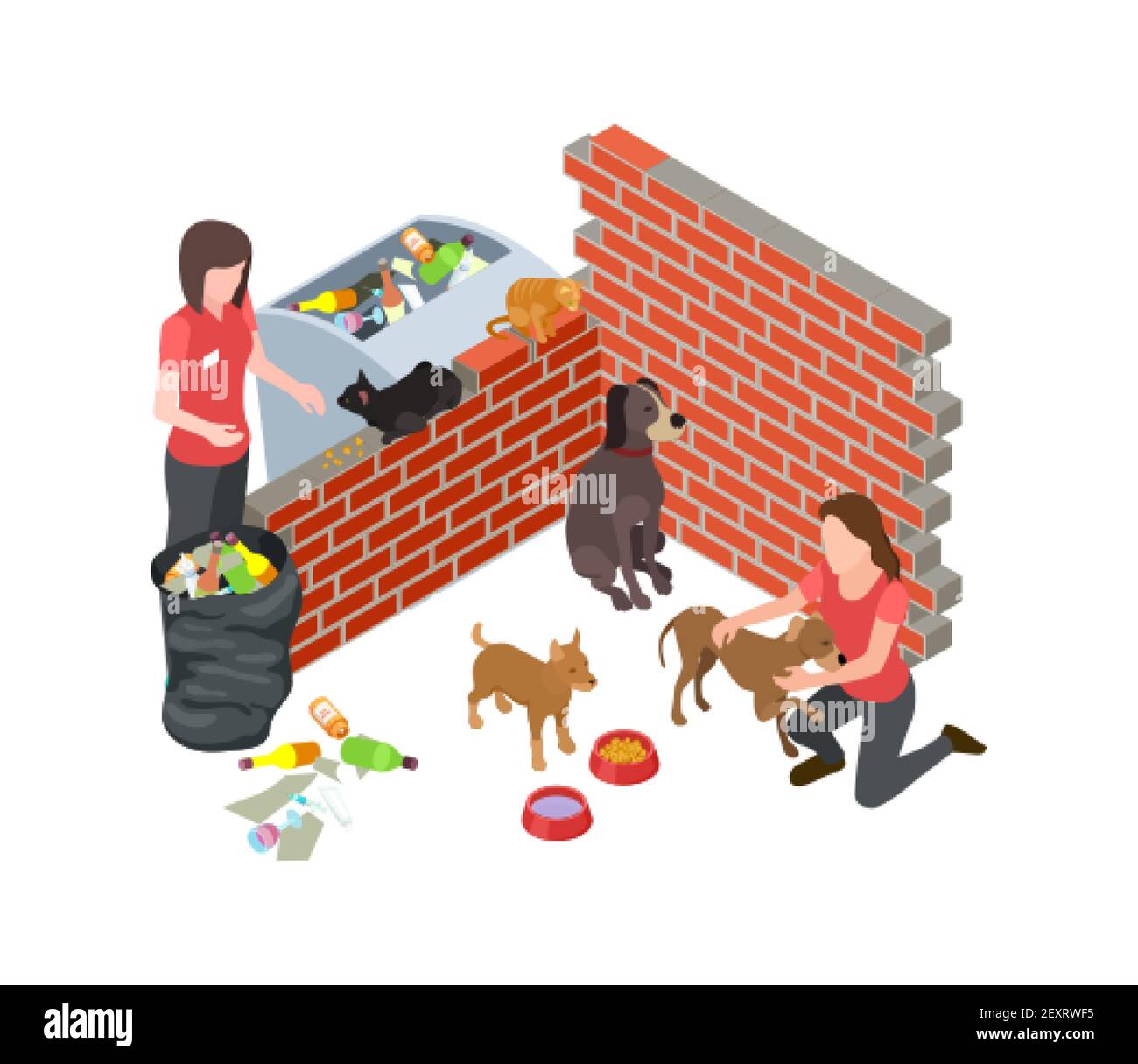 Homeless food cartoon hi-res stock photography and images - Alamy