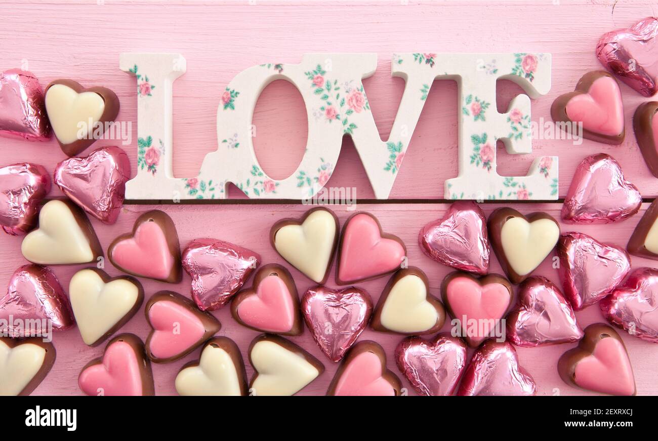 Love chocolates hi-res stock photography and images - Alamy