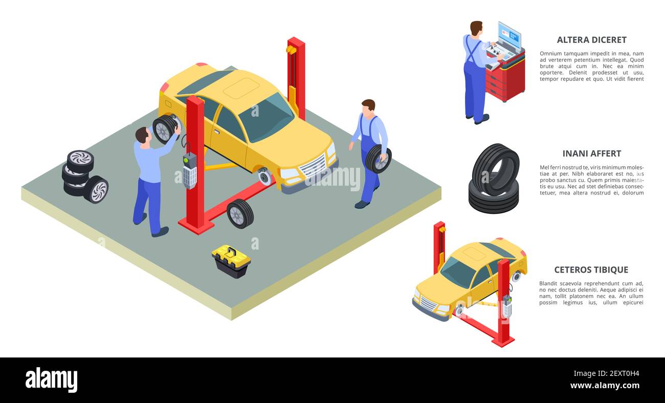 People in car garage Cut Out Stock Images & Pictures - Alamy