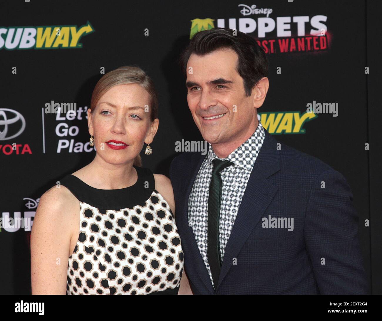 Ty Burrell attends The World Premiere of "Muppets Most Wanted" at the ...