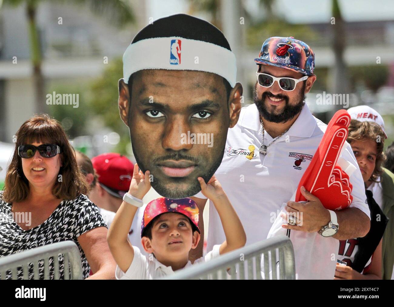 Anthony Armas 6, and his father, Rodman Armas, show up to support ...