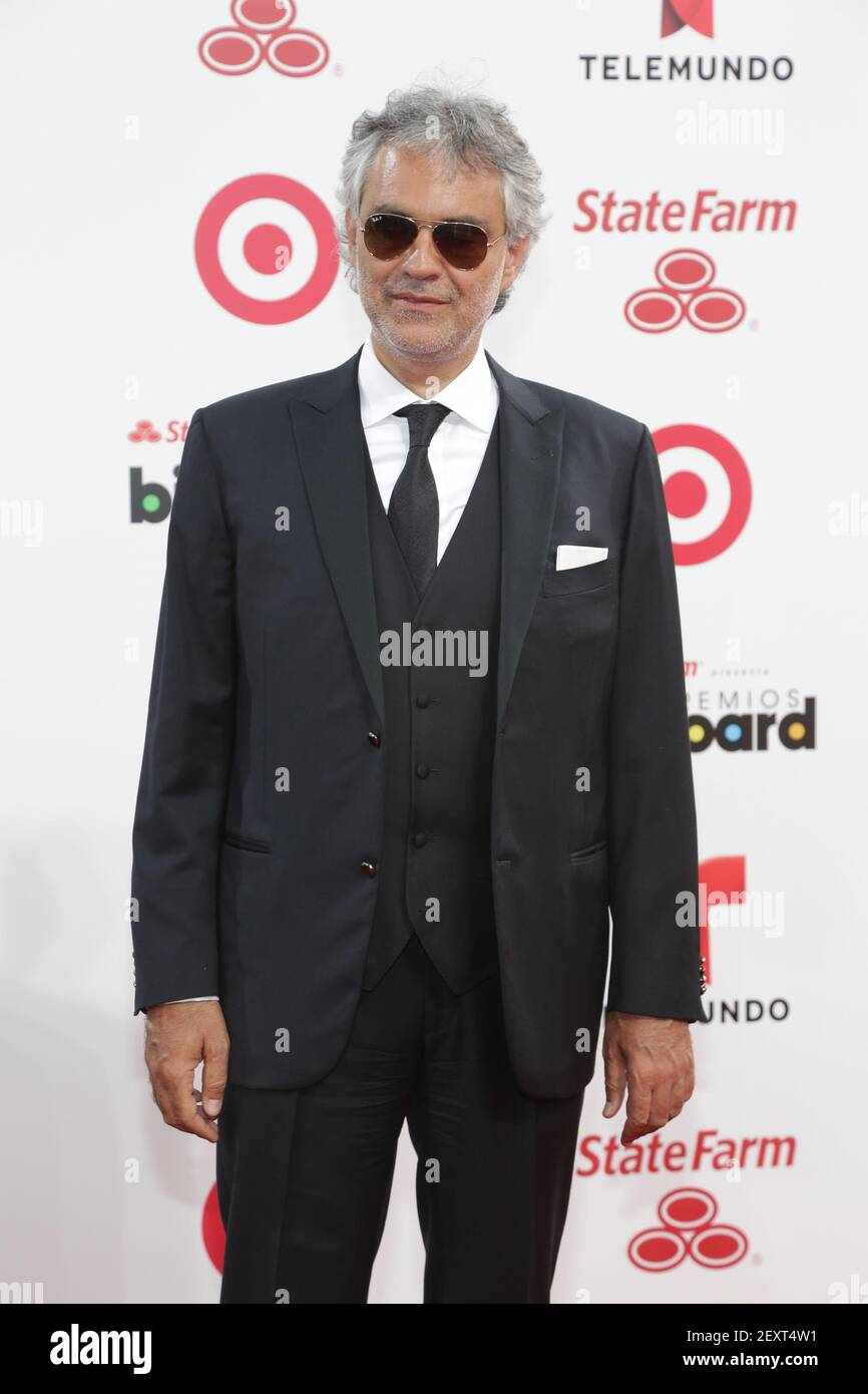 Andrea Bucelli is seen at the Red Carpet Arrivals of Billboard Latin ...