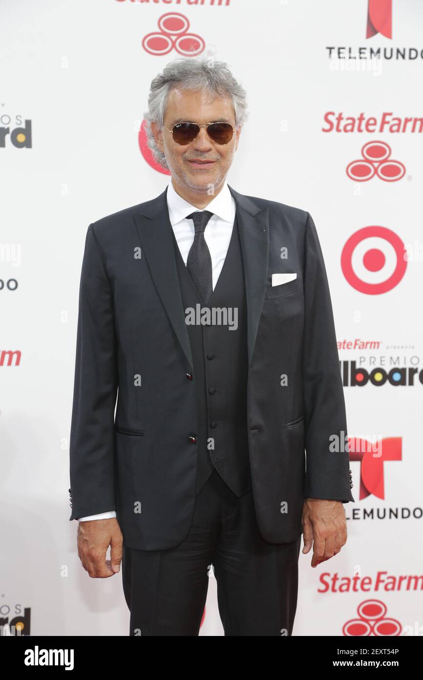 Andrea Bucelli is seen at the Red Carpet Arrivals of Billboard Latin ...
