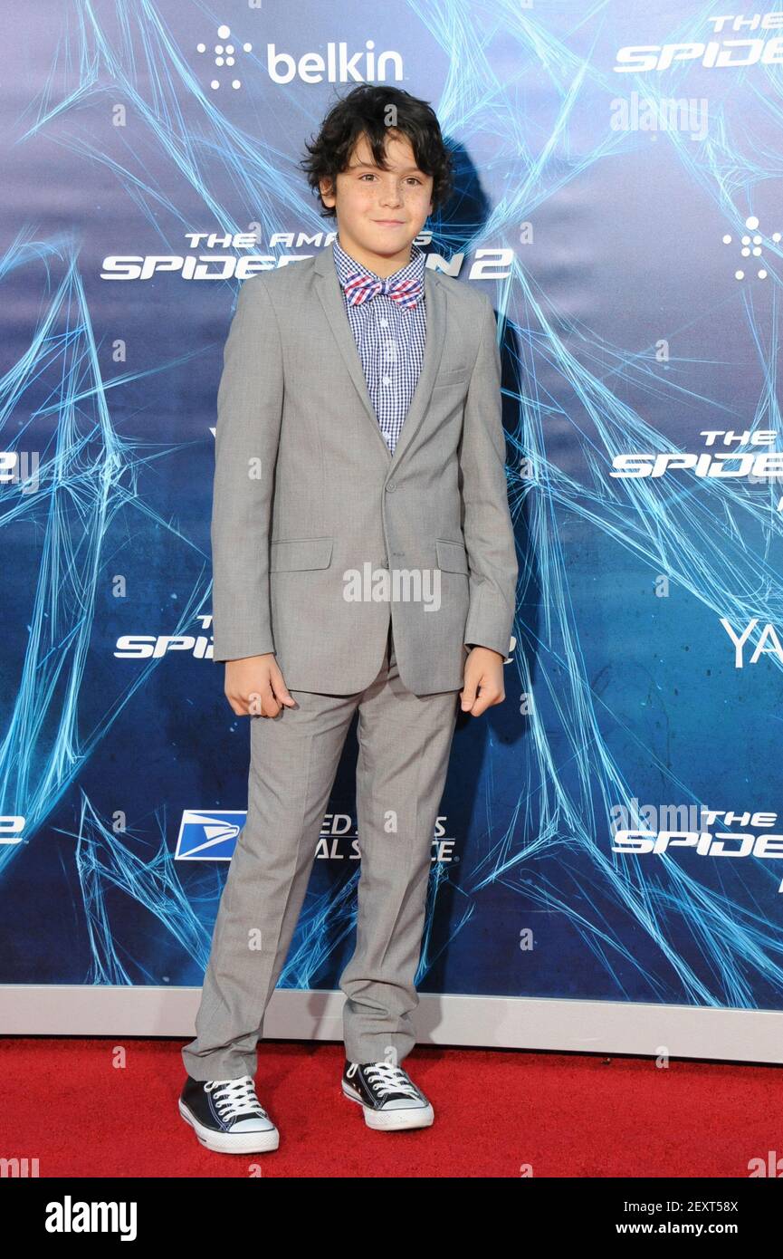 Noah Lomax attends The Amazing Spider-Man 2 New York Premiere, held at ...