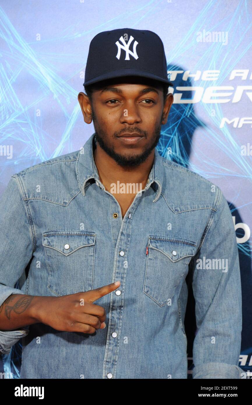 Kendrick Lamar attends The Amazing Spider-Man 2 New York Premiere, held ...