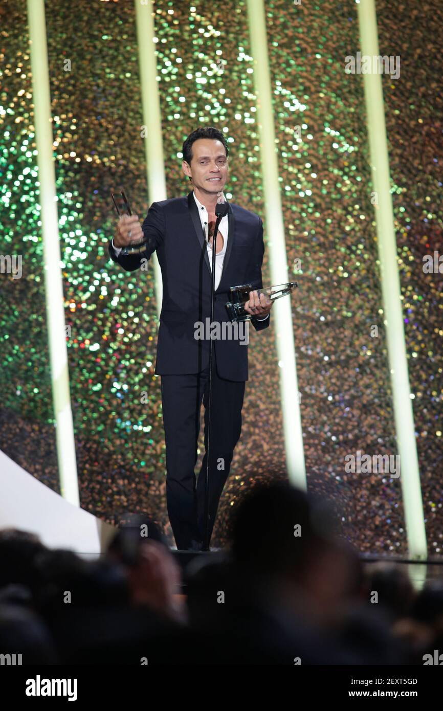 Marc Anthony at Billboard Latin Music Awards Show at Bank United Center ...