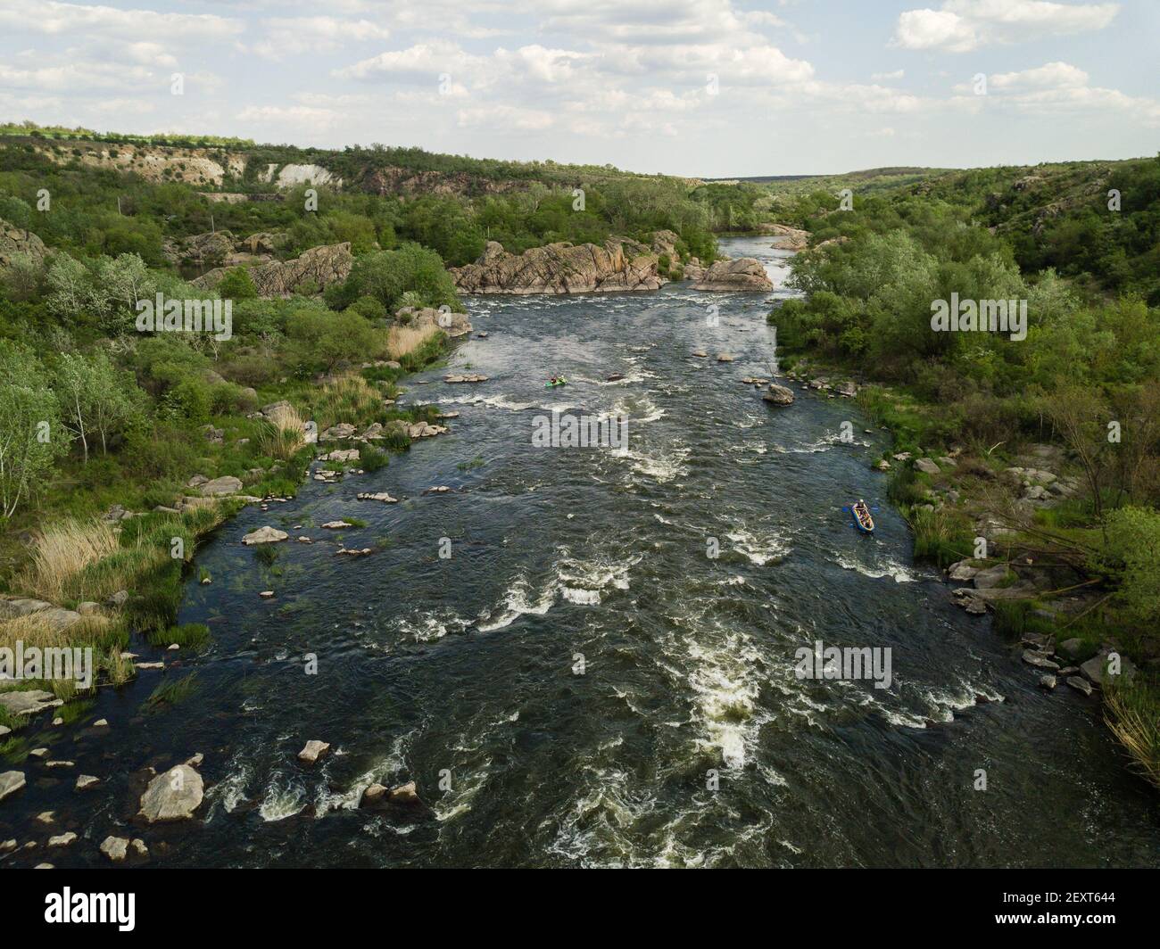 Top down view rapids on hi-res stock photography and images - Alamy