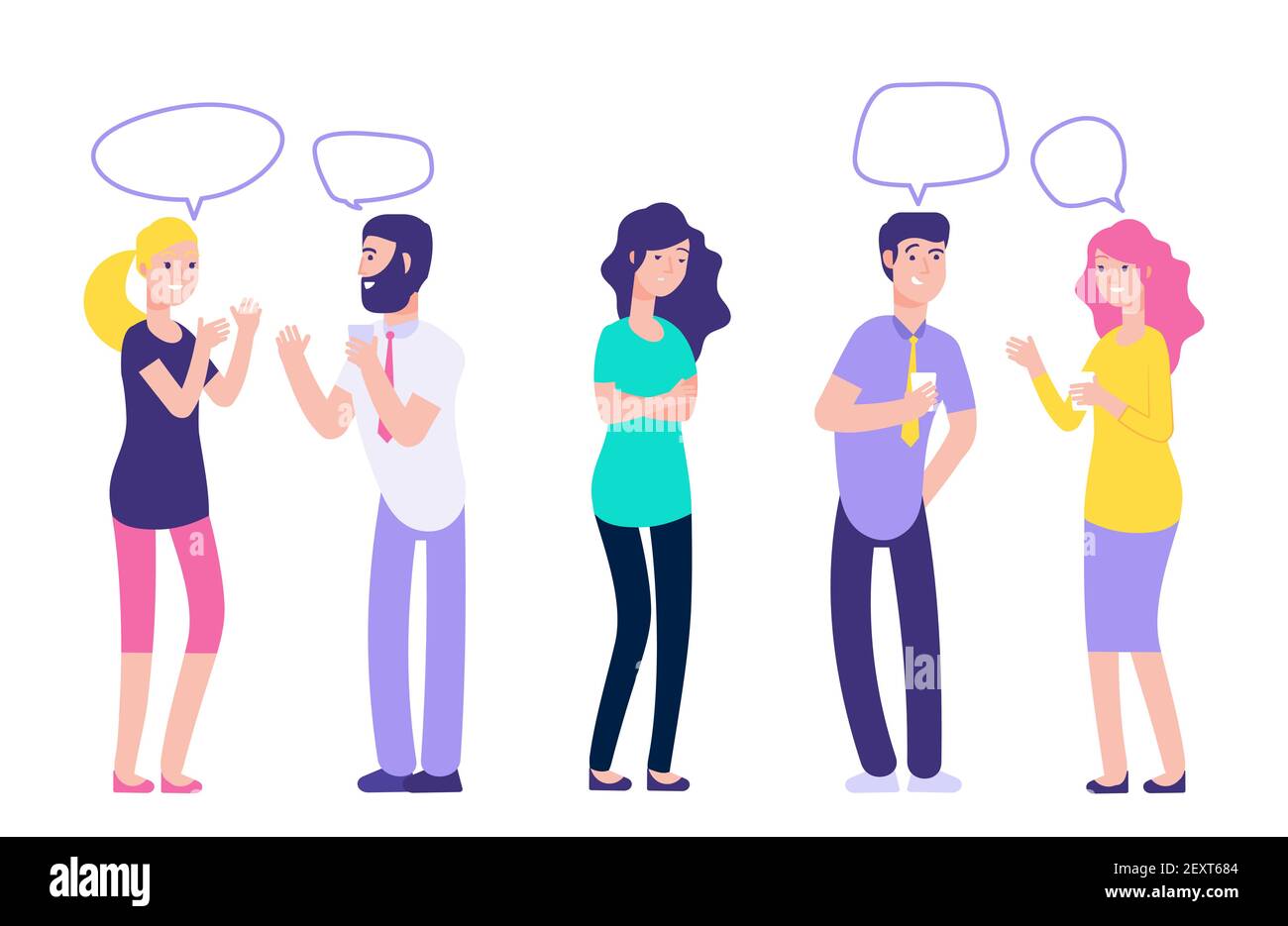 Cartoon man ignoring hi-res stock photography and images - Alamy