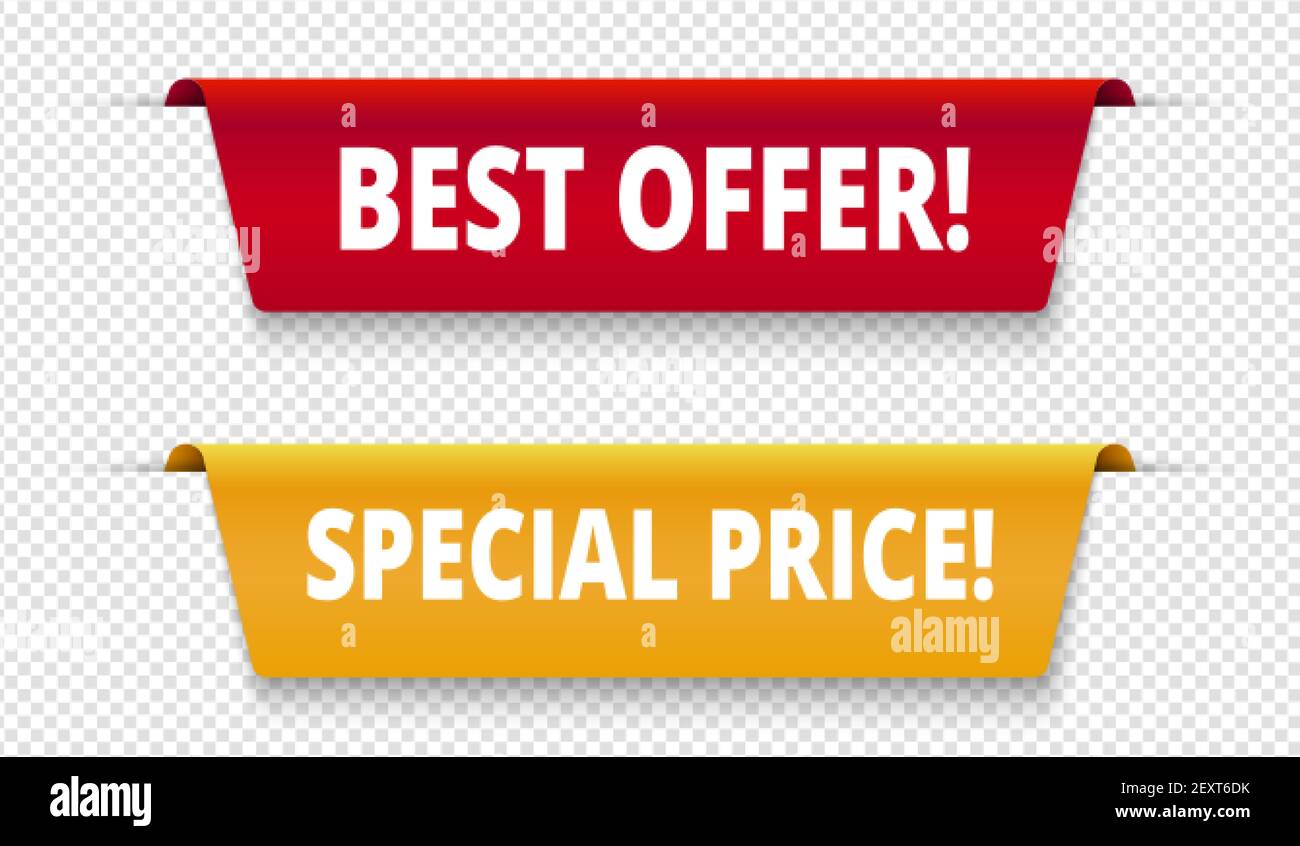 Sale offer tags. Special price label. Sale banners, discount vector ... Sale offer tags. Special price label. Sale banners, discount vector ...
