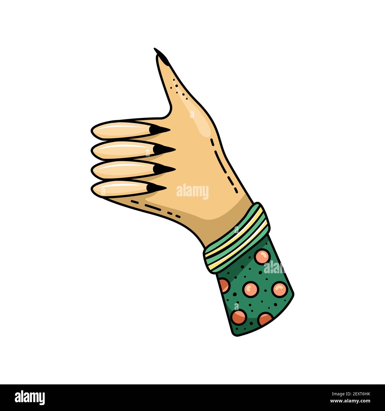 Raised pointing finger Stock Vector Images - Alamy