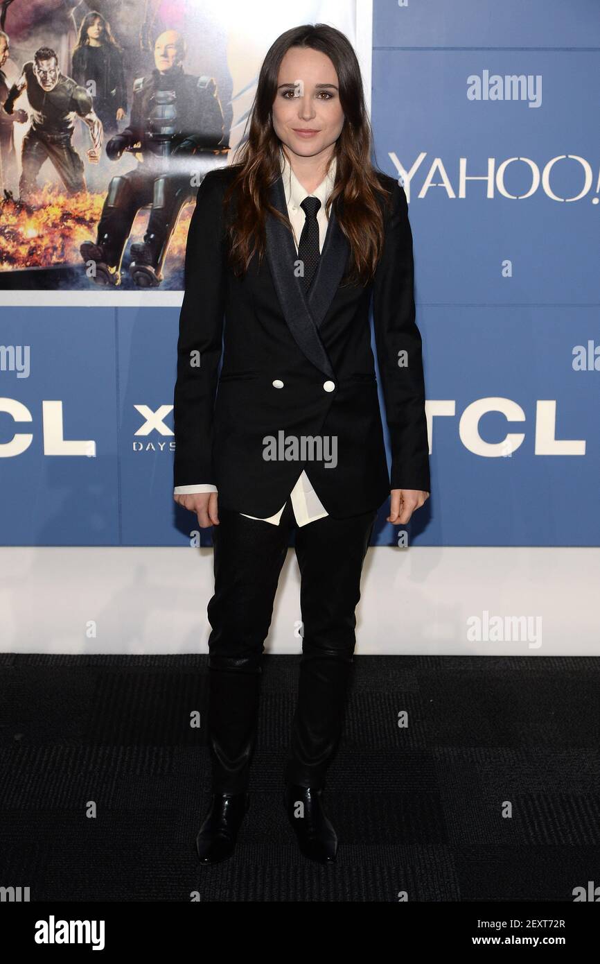 Actress Ellen Page attends the 'X-Men: Days Of Future Past' world ...