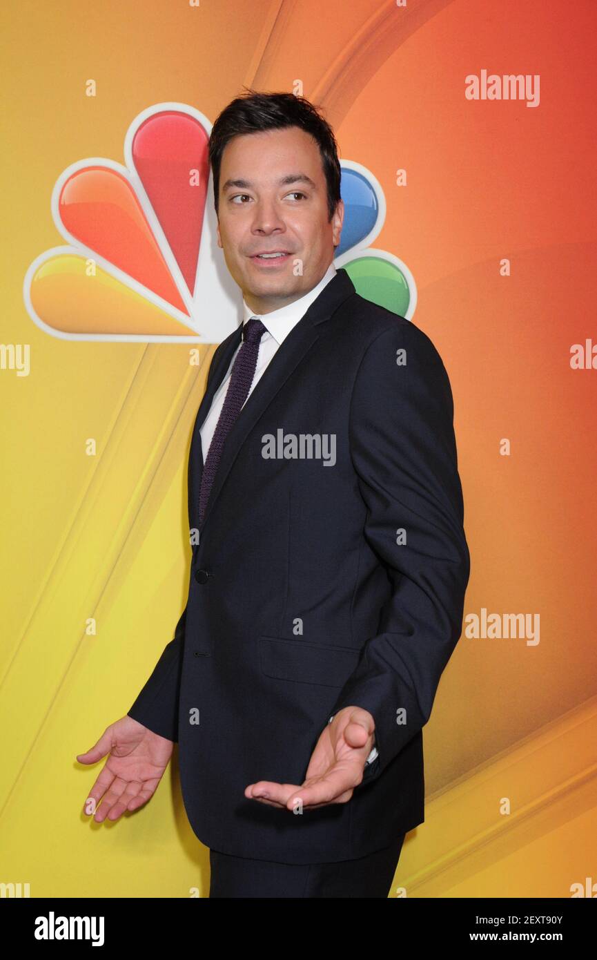 Jimmy Fallon attends the 2014 NBC Upfront Presentation, held at the ...