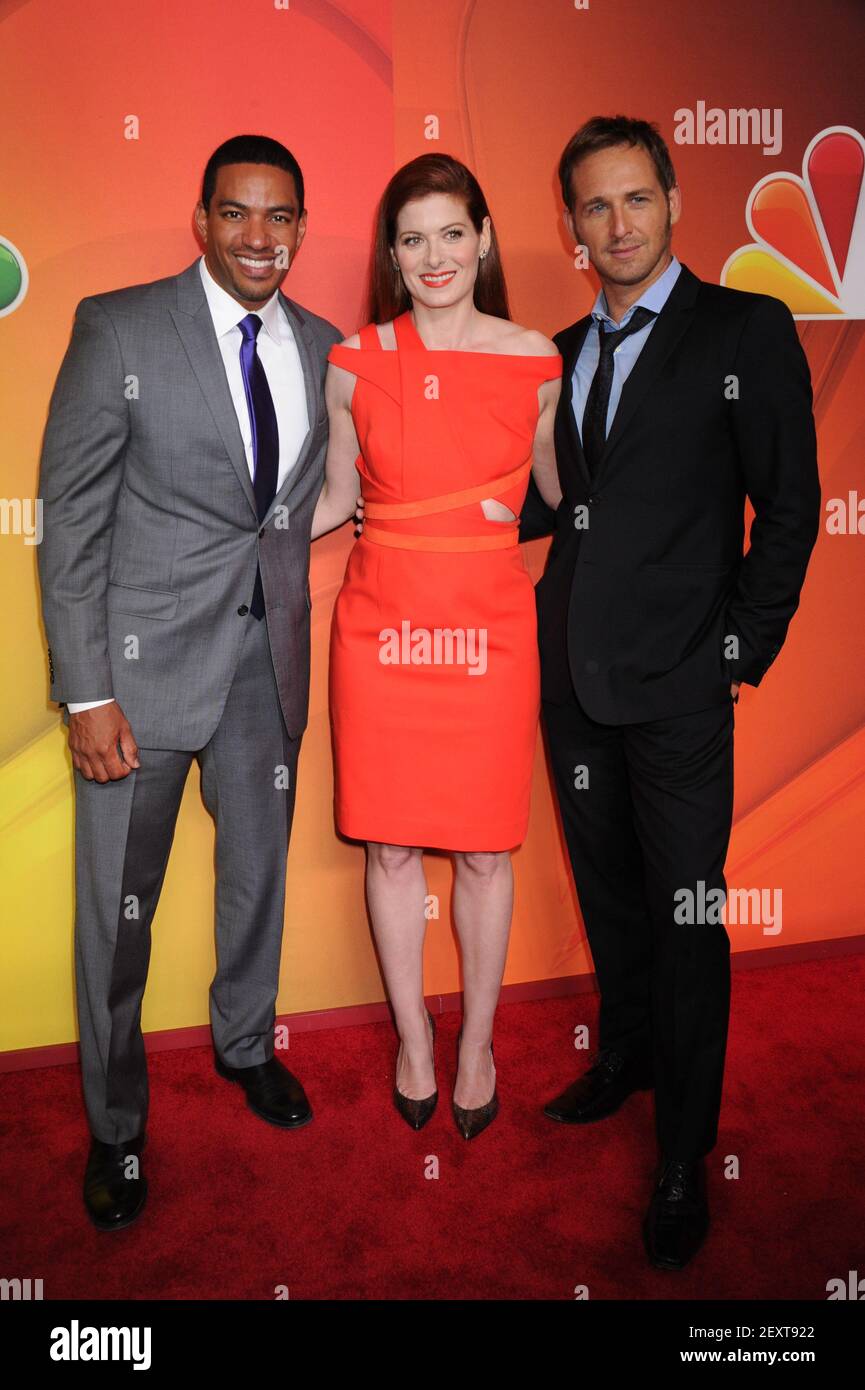 Laz Alonso, Debra Messing, Josh Lucas attend the 2014 NBC Upfront ...