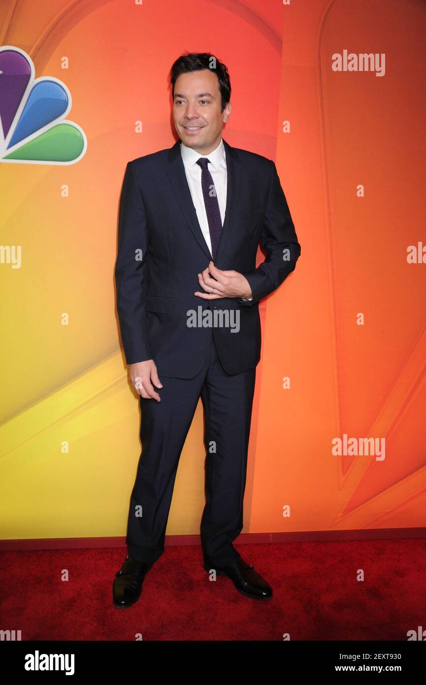 Jimmy Fallon attends the 2014 NBC Upfront Presentation, held at the ...
