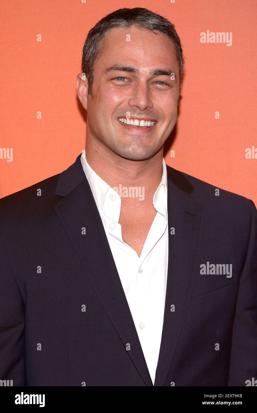 Actor Taylor Kinney attends the 2014 NBC Upfront Presentation at the ...