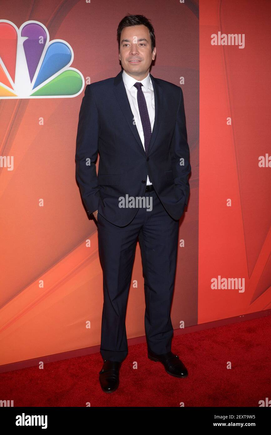 The Tonight Show's Host Jimmy Fallon attends the 2014 NBC Upfront ...