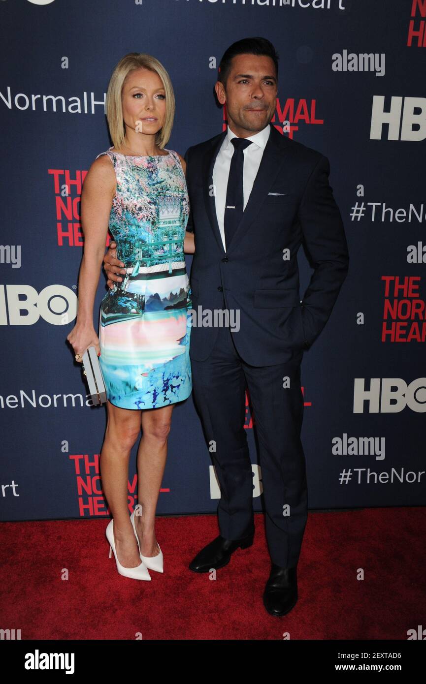 Kelly Ripa, Mark Consuelos attends the HBO Films The Normal Heart New ...