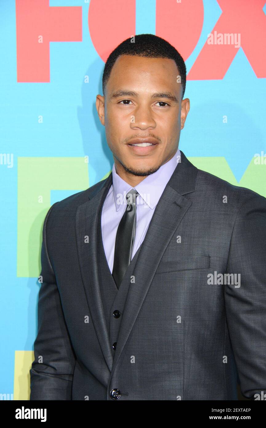 Trai Byers attends the 2014 Fox Upfront Presentation, held at the ...