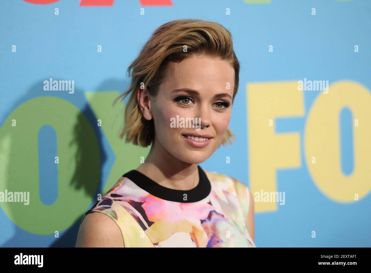 Actress Katia Winter attends the 2014 FOX Upfront presentation at the ...