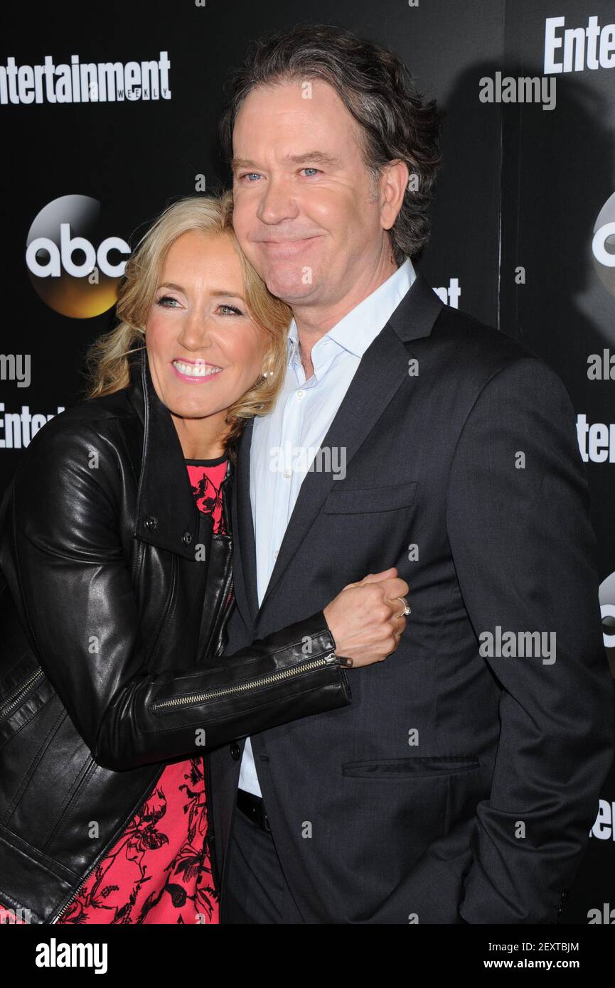 L-R: Felicity Huffman, Timothy Hutton attends the Entertainment Weekly ...