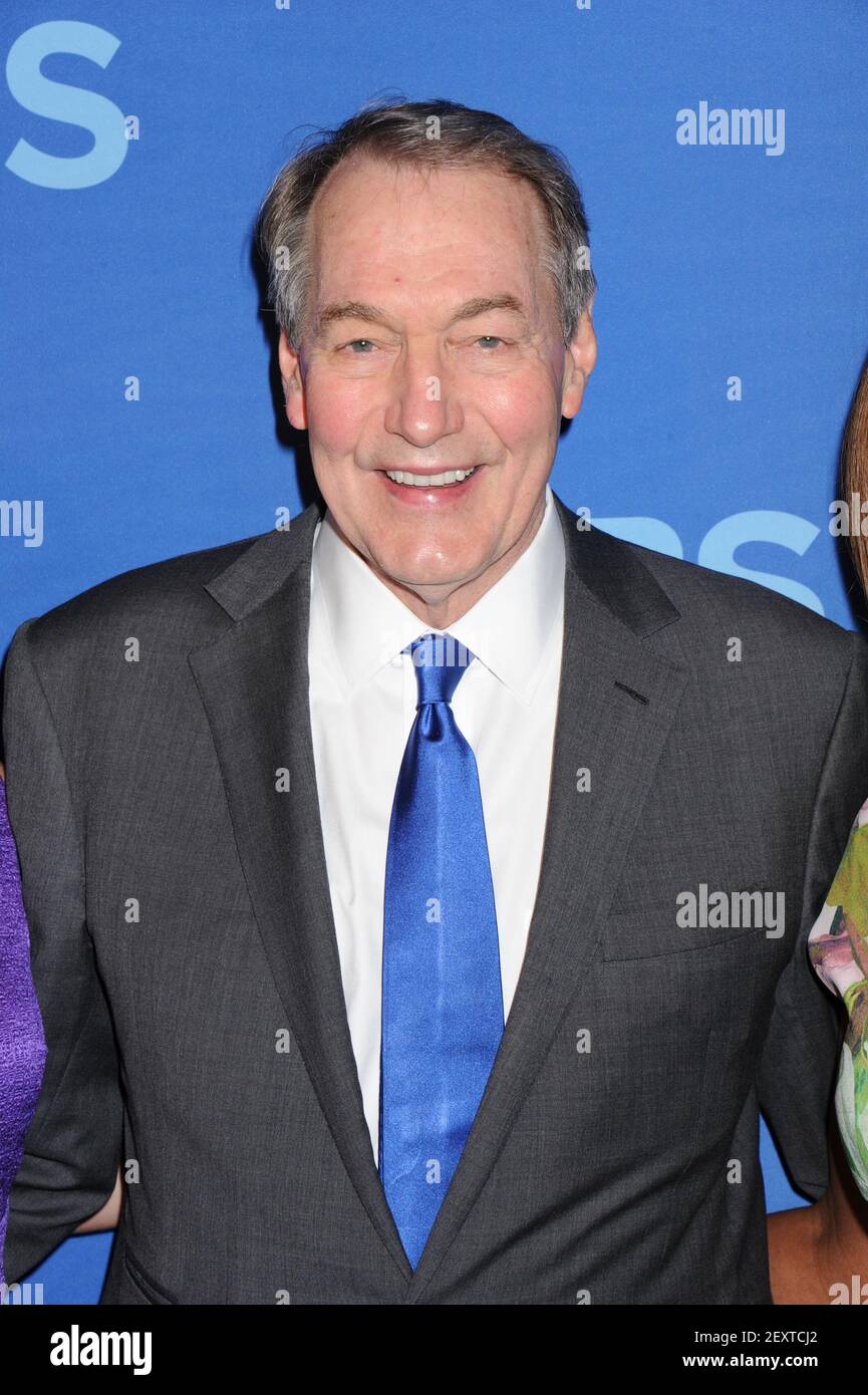 Charlie Rose attends the CBS Upfront 2014 Presentation, held at Lincoln ...