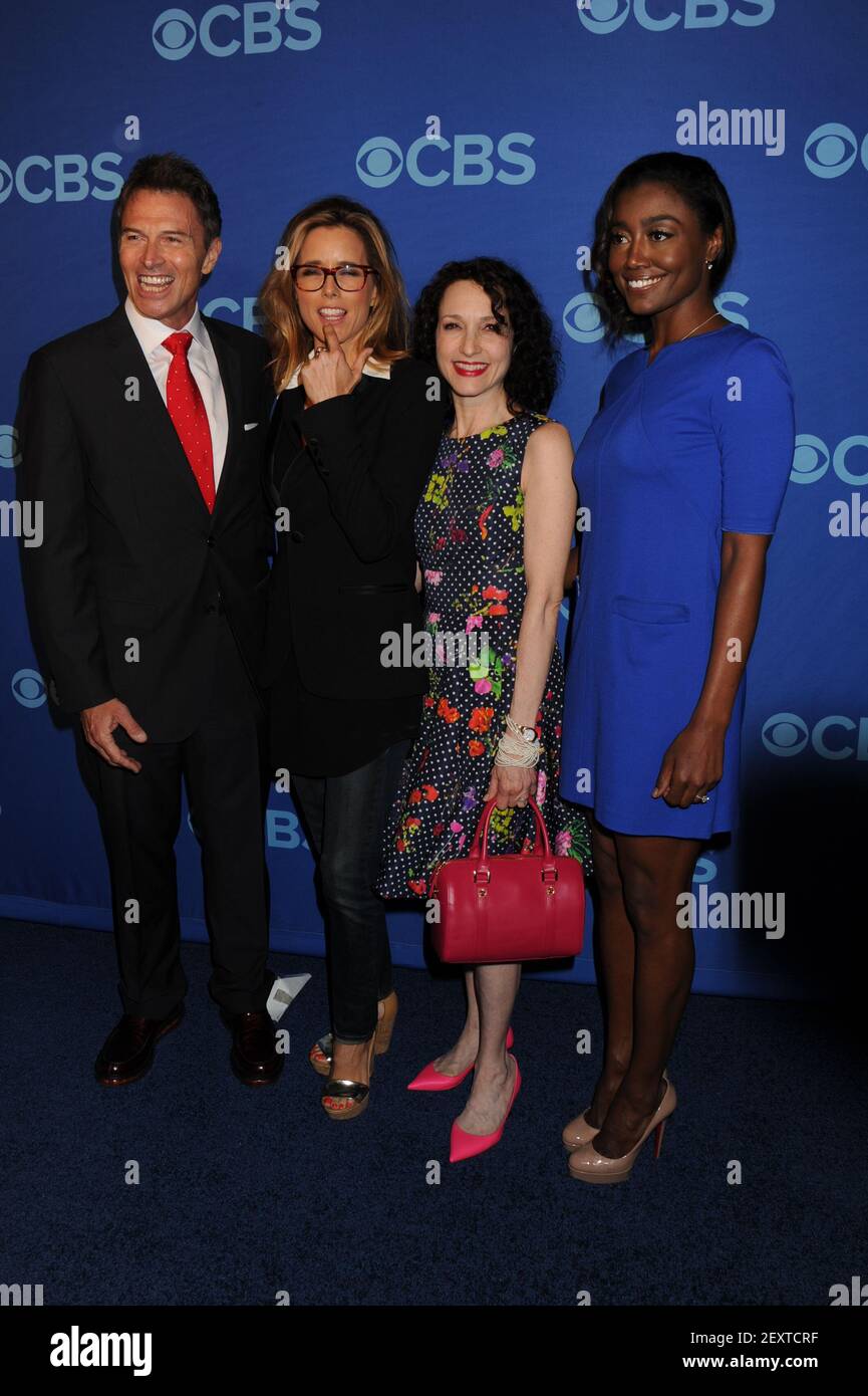 L-R: Tim Daly, Tea Leoni, Bebe Neuwirth, Patina Miller attends the CBS ...