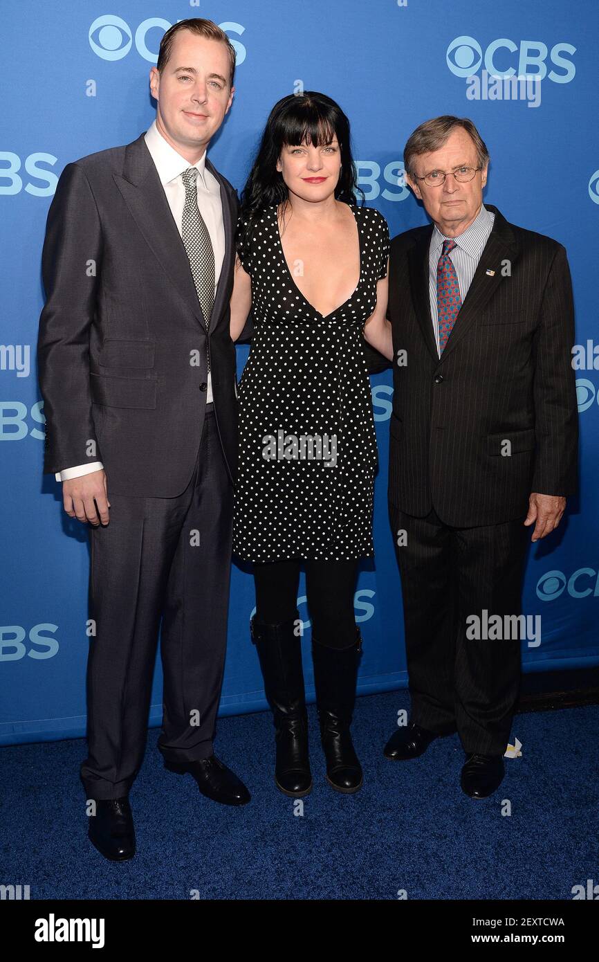 (L-R) Actors Seam Murray, Pauley Perrette and David McCallum attend the ...