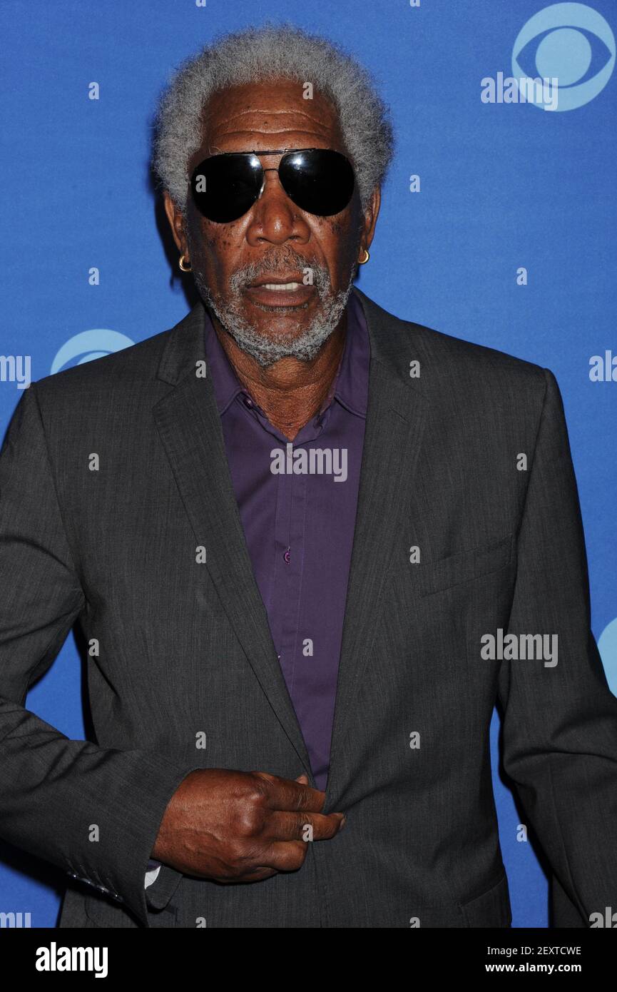Morgan Freeman attends the CBS Upfront 2014 Presentation, held at ...
